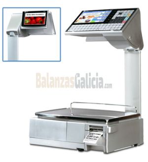 Balanza de Mostrador Táctil con impresora - SERIE ISHIDA | BALANZAS GALICIA